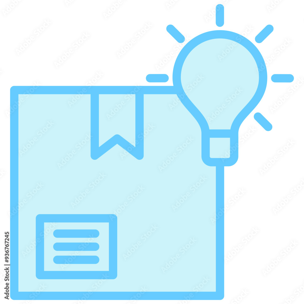 Innovative Solutions blue color icons, use for modern concept, UI or UX ...