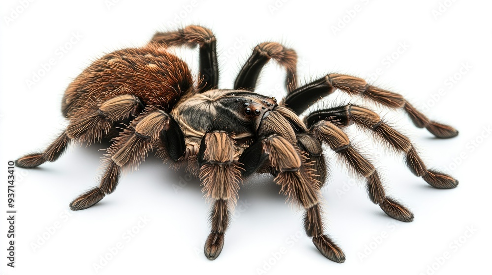 Goliath Tarantula captured in close-up, emphasizing its formidable size ...