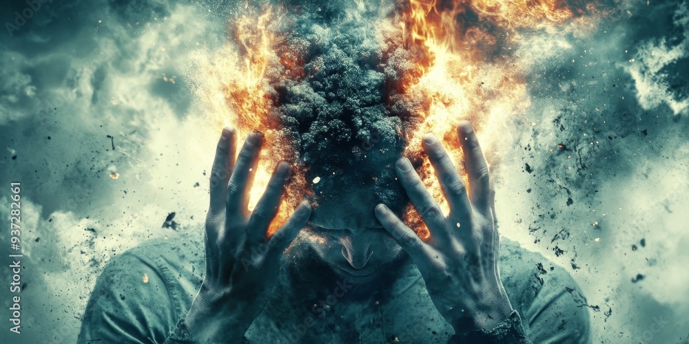 Abstract Visualization of Depression and Anxiety: AI-Generated ...