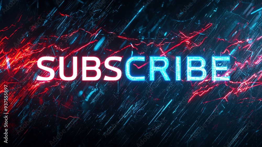 "SUBSCRIBE" rendered in bold letters against a black background ...