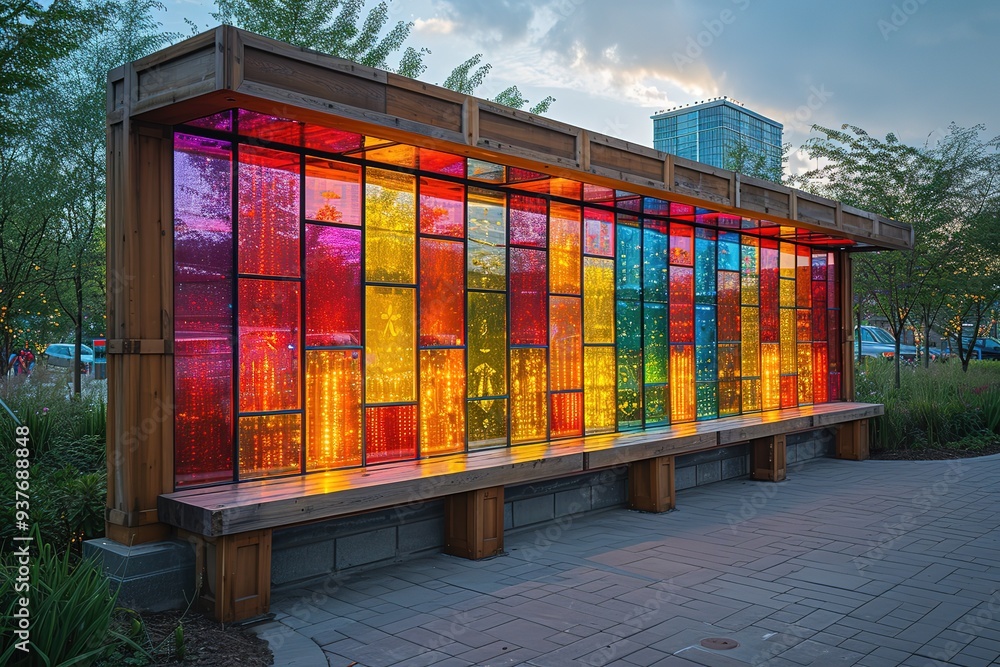 Community Art for Public Spaces: A photograph of a community-created ...