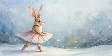 Rabbit Watercolor Painting Free Stock Photo - Public Domain Pictures