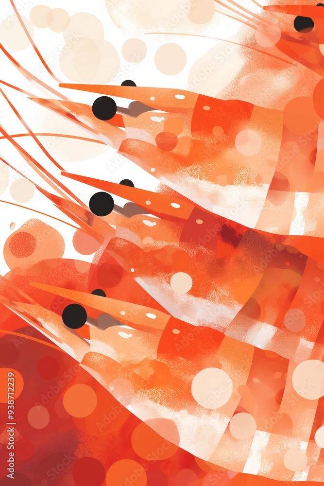orange shrimp abstract background Tom-yum-Kung. Perfect for culinary ...