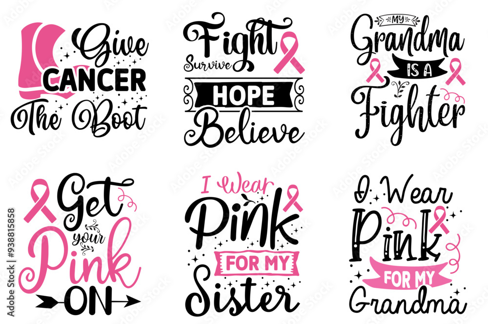 Colourful Care Card Calligraphic Lettering, Labels And Badges Bundle ...
