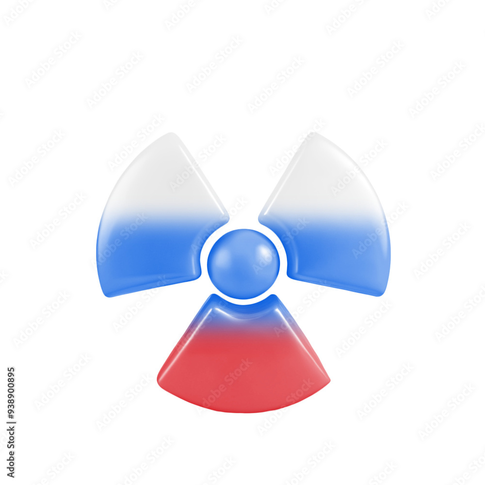 Russia, 3D PNG Radiation icon, radioactive weapon, biochemical weapon ...