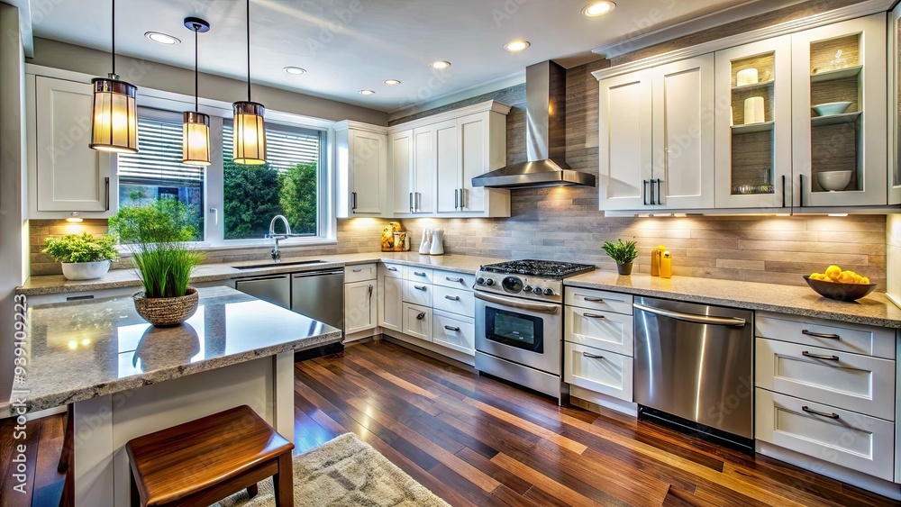 Dramatic transformation of a worn-out, dirty, and cluttered old kitchen ...