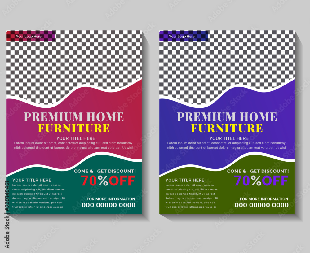 Vector de Stock Professional Corporate Business Flayer Design. Modern ...