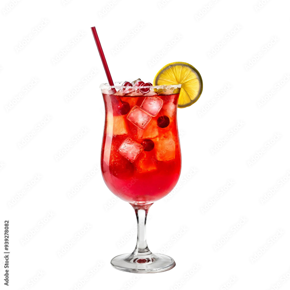 Shirley temple cocktail, isolated, transparent background, no ...