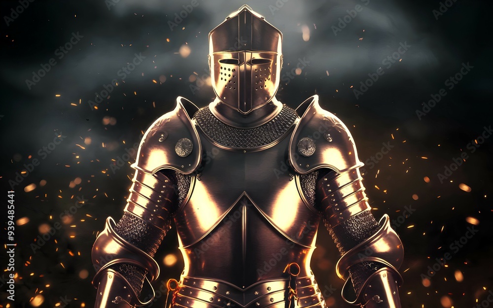 Epic Medieval Knights in Full Armor: Biblical Armor of God Concept Art ...
