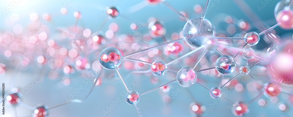 Minimalist cell membrane cross-section with phospholipid bilayer ...