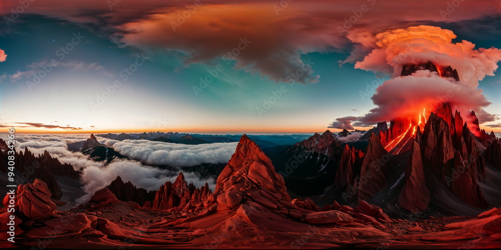 Full 360 degrees seamless spherical panorama HDRI equirectangular ...