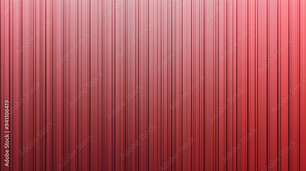 Vector illustration of red metal roof siding, depicting warehouse metal ...