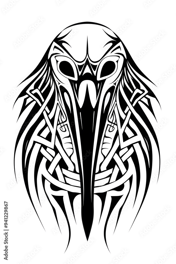 Albatross Bird head very simple traditional tattoo flash styles ...