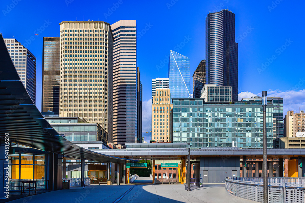 2024-08-15 VIEW OF THE DOWNTOWN SEATTLE SKYLINE FROM THE NEWLY ...