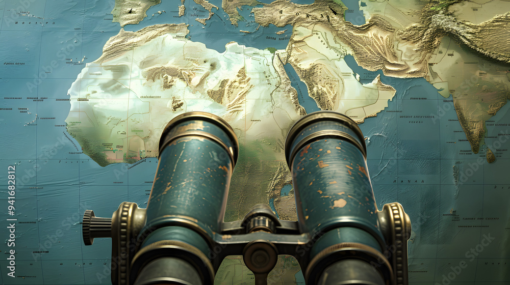 Geopolitical Map with Highlighted Conflict Zones and Disputed ...