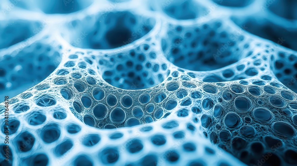 Electron microscopy revealing plasma membrane details and cellular ...