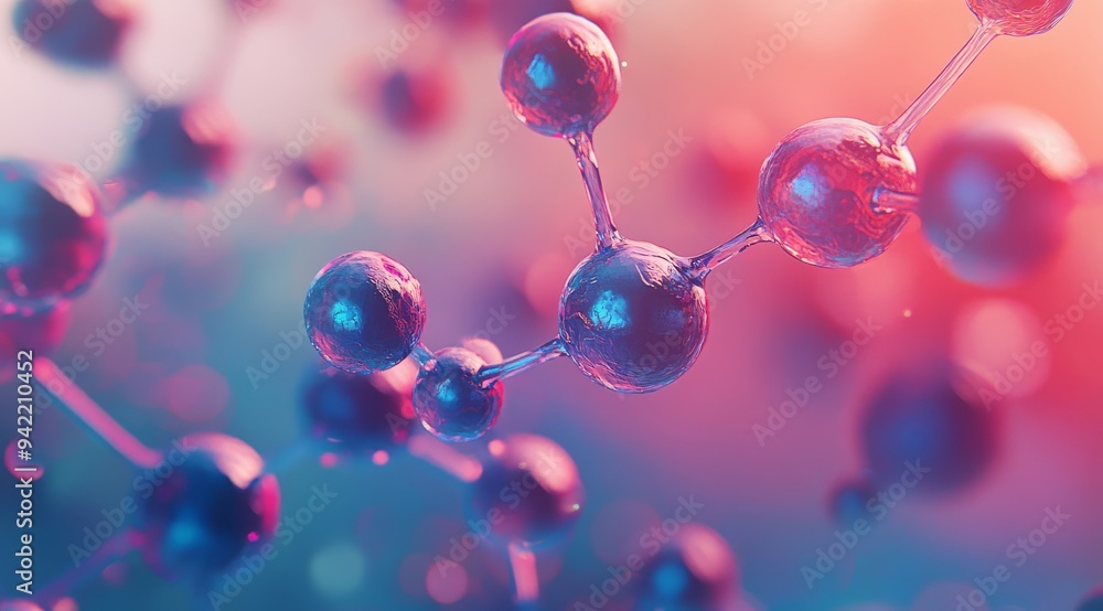 Explore the complex molecular structure of an amino acid, represented ...