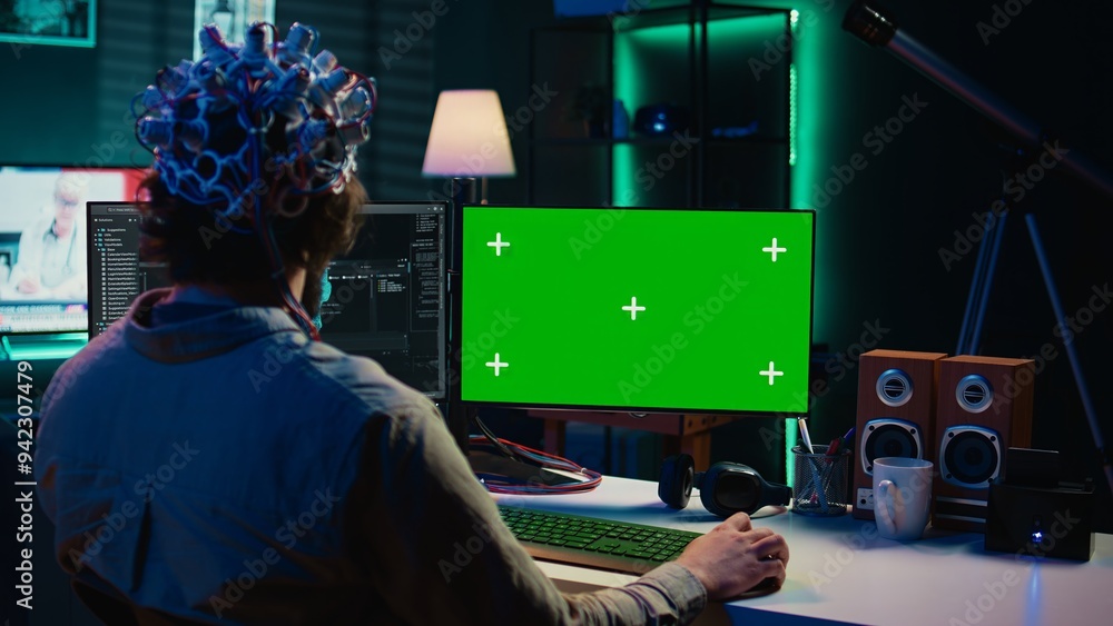 It Admin Coding And Using Eeg Headset To Upload Brain Into Mockup Computer Gaining Immortality