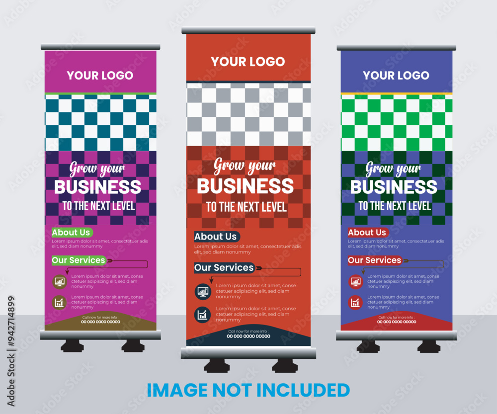 Unique and quality Corporate roll up banner design template ...