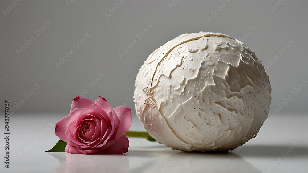 UOn a white background Hd Pic Photos phool Stock Illustration | Adobe Stock