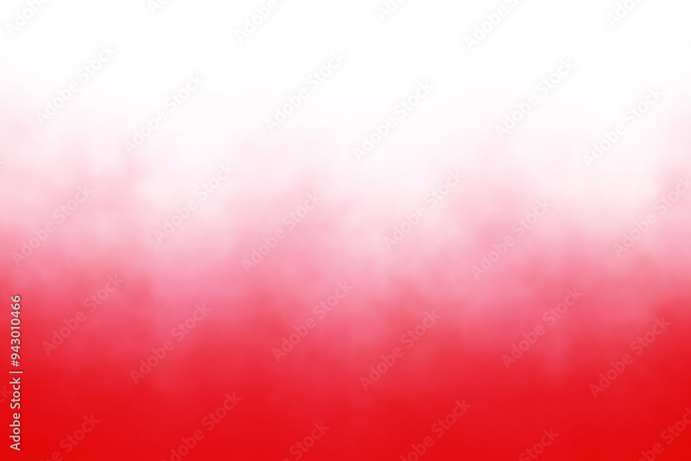 Red fog or smoke overlay isolated on transparent background. Toxic ...