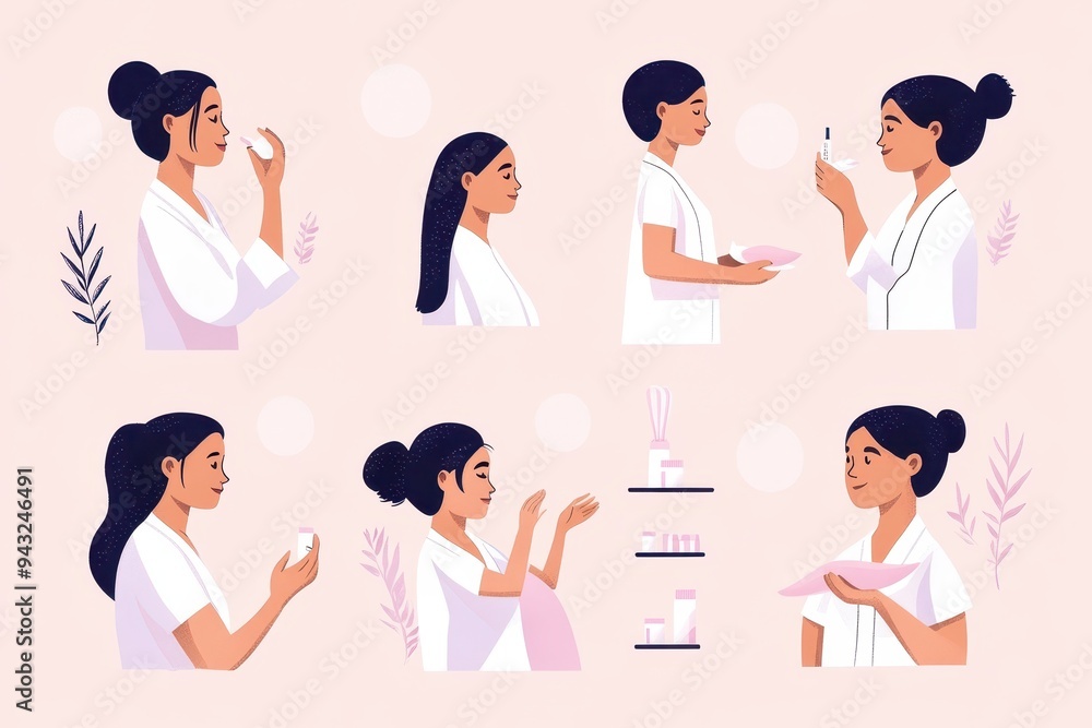 Breast Self-Exam Illustration: A detailed, yet tasteful illustration ...