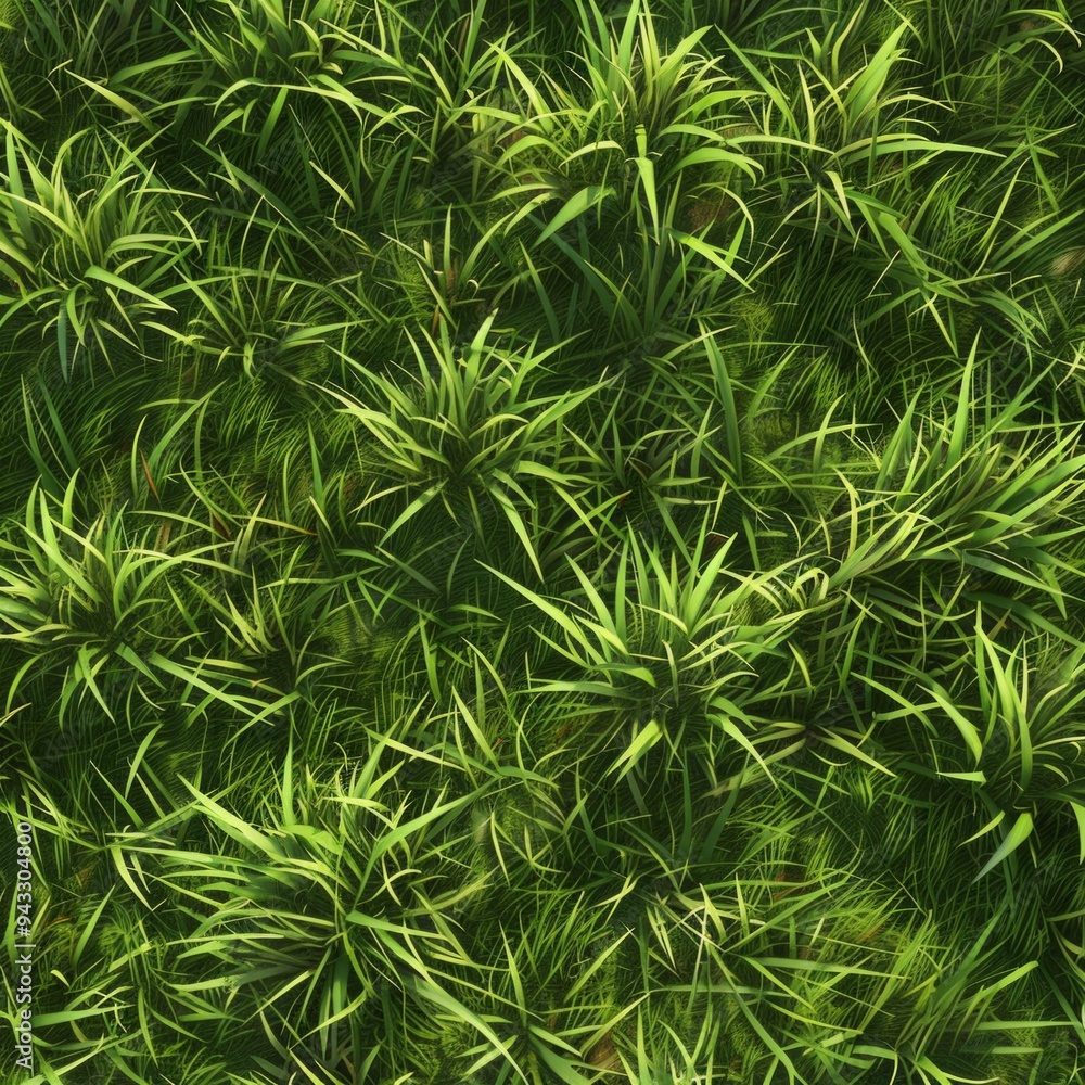 Vibrant grass texture for immersive gaming environments, featuring lush ...