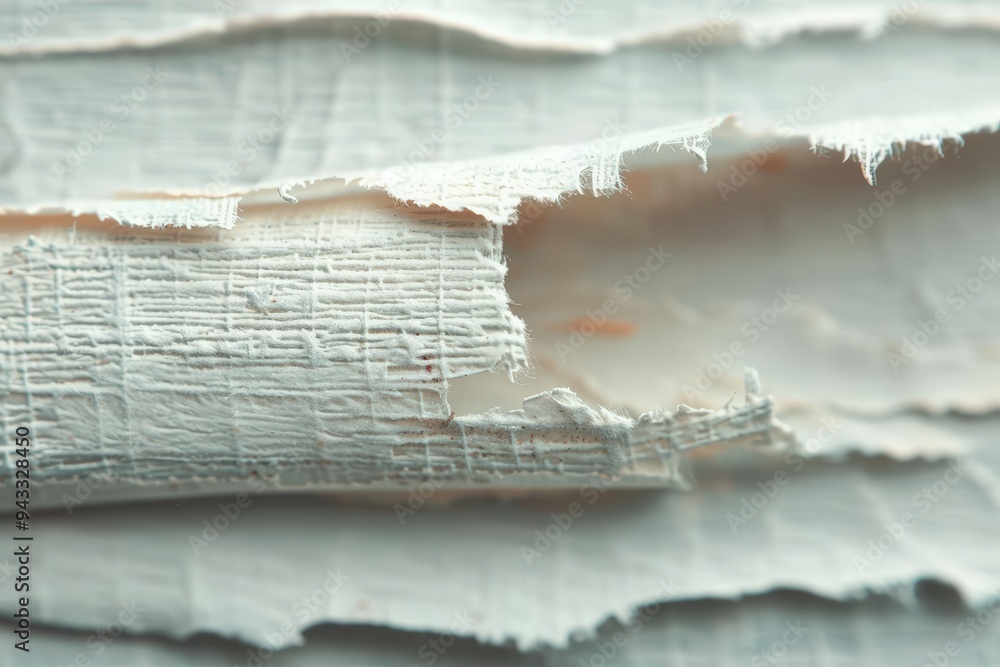 Vintage paper texture with torn edges for historical decor and craft ...