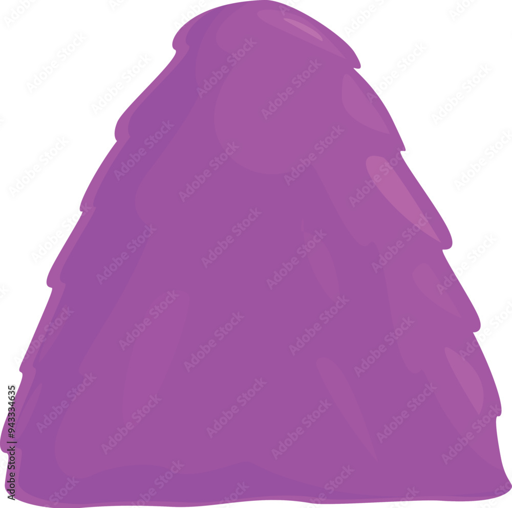 Cartoon illustration of bright purple slime dripping down, creating a ...