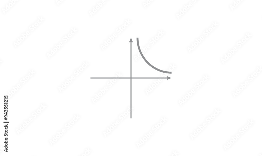 Cartesian Coordinate System With Function Curve Icon Symbol Stock Vector Adobe Stock