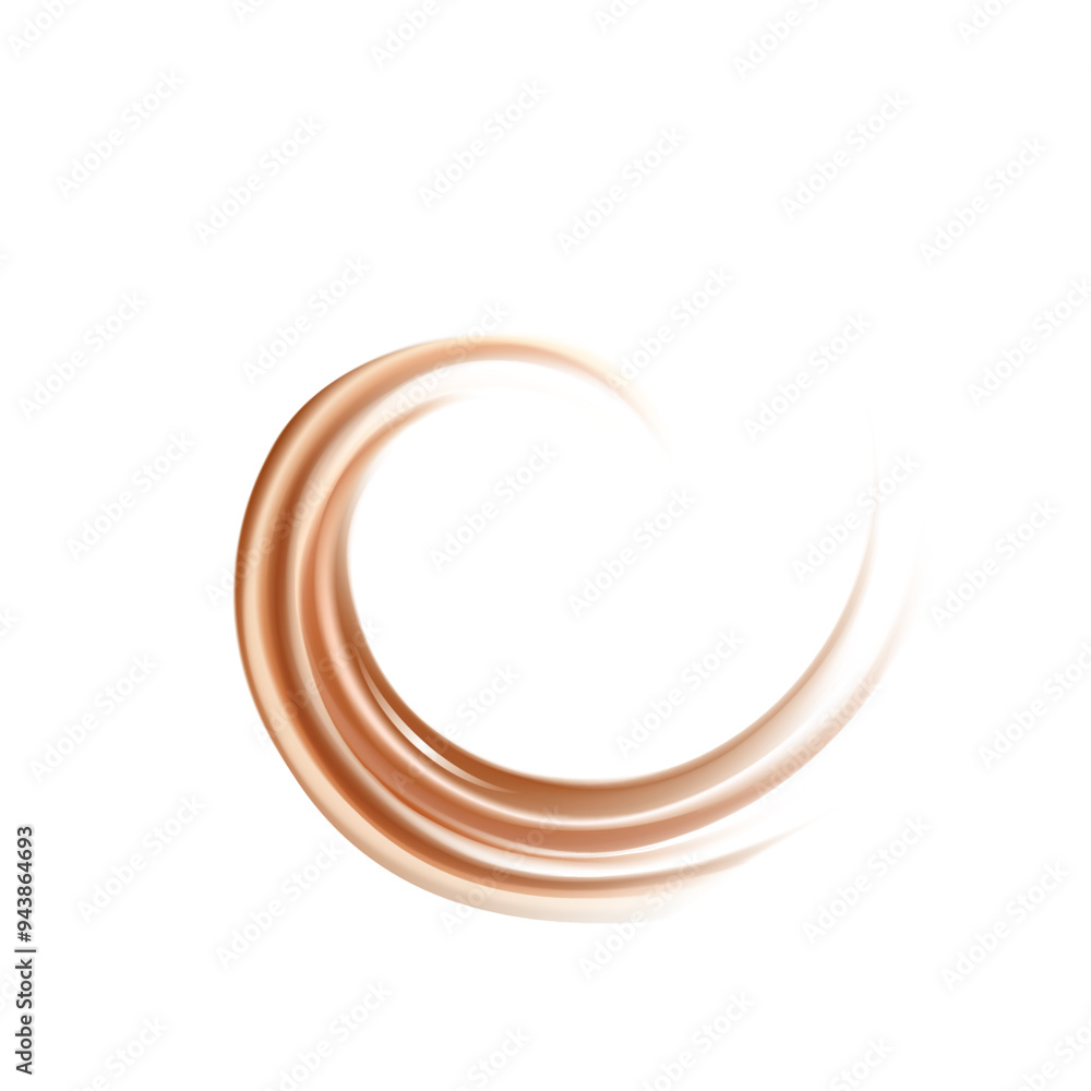 Soft mix dark beige color circula curvy eddy ripple luxury melt dairy ...