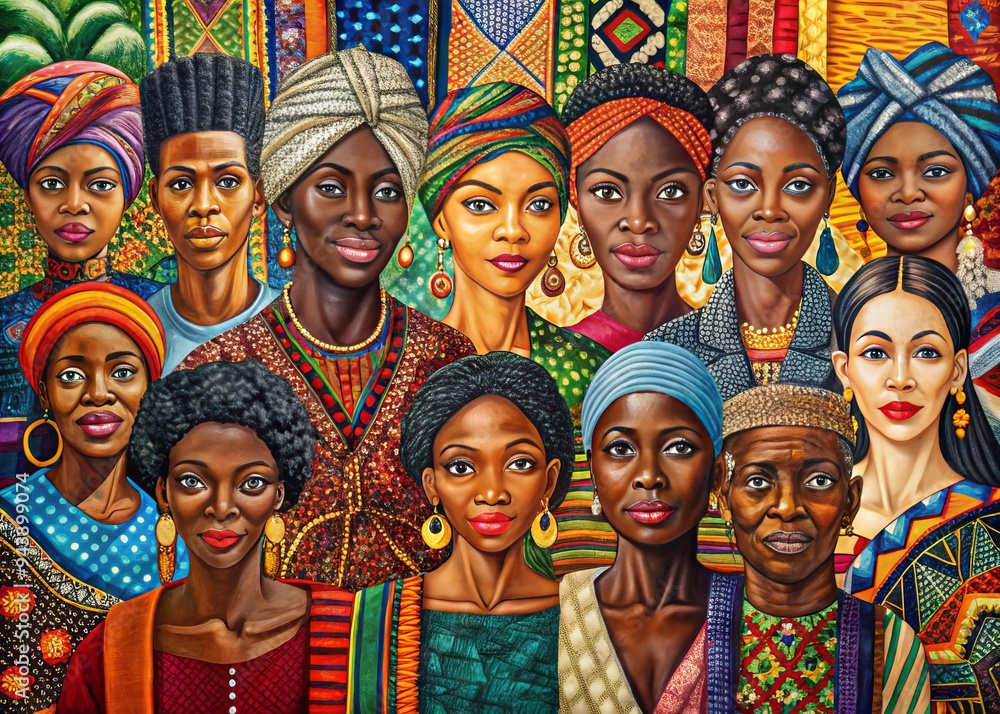 African Diaspora Tapestry: Diverse skin tones, global influences ...