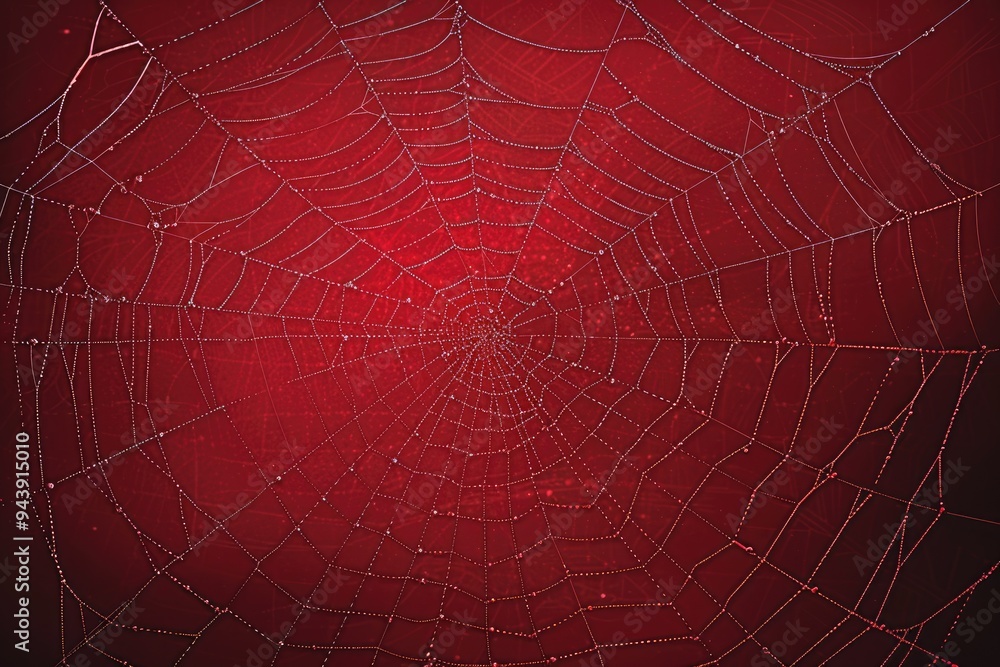 Red spider web pattern background vector presentation design Stock ...