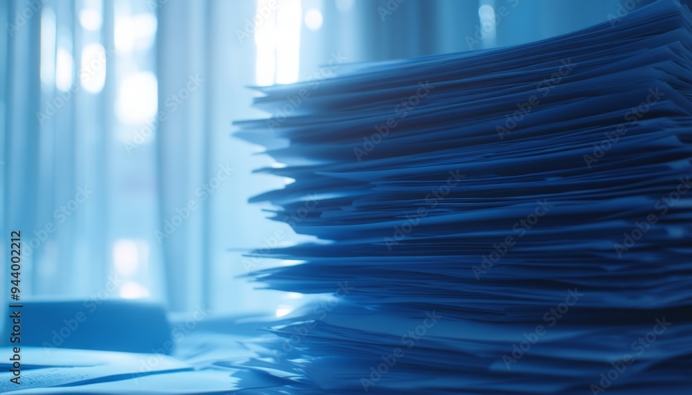 Overwhelming Business Pressure: Abstract Depiction of Workplace Stress ...