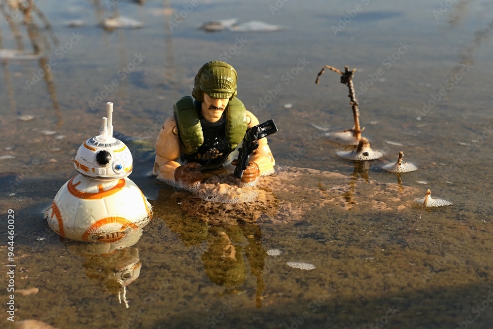 GI JOE figure of air defense trooper Backblast, Hasbro version from ...