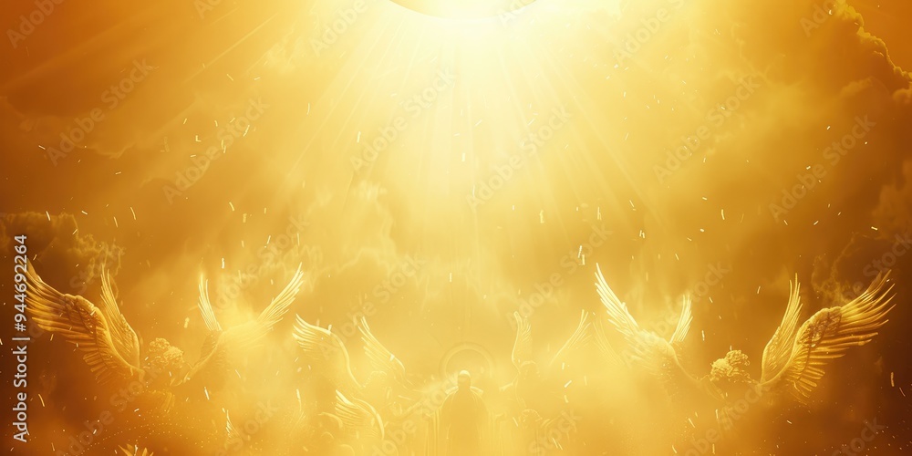 Stock-Illustration „Sacred Remembrance: All Saints' Day, solemn ...