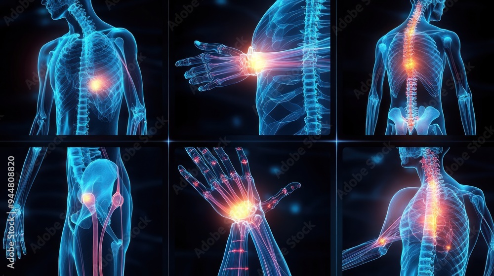 X-rays focus on specific parts of the body, including the shoulders ...
