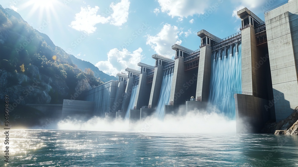 Hydroelectric Power: Harnessing Water's Force for Clean Energy on a ...