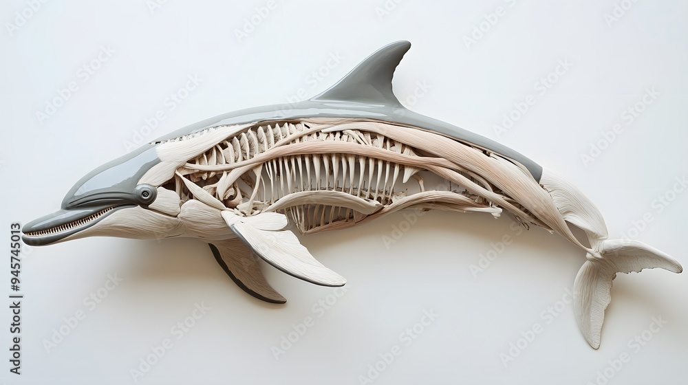 16. The detailed anatomy of a dolphin including muscle structure and ...