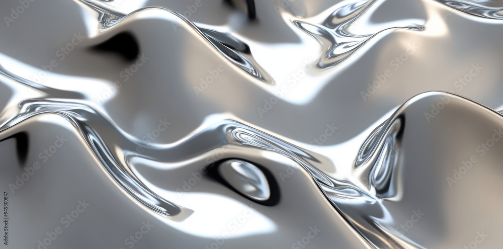 Liquid Metal Texture. Stock Illustration | Adobe Stock