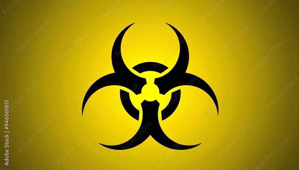 Warning Hazardous Material Symbol Stock Illustration | Adobe Stock