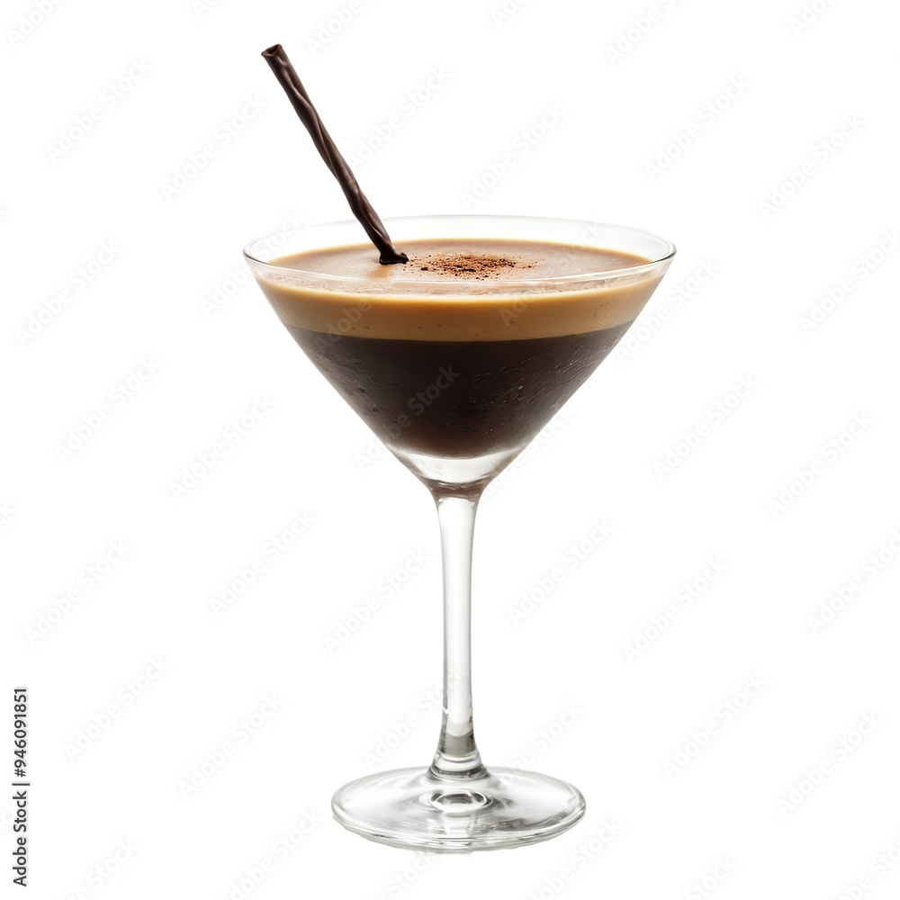 Espresso Martini Cocktail, isolated, transparent background, no ...