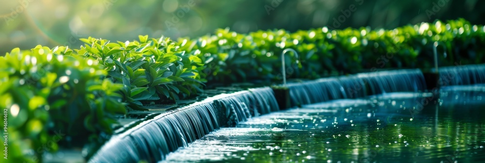Water harvesting landscape to catch store and re-use storm water, rain ...