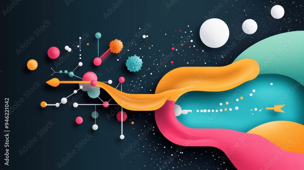 A scientifically accurate diagram showcasing the steps involved in a ...