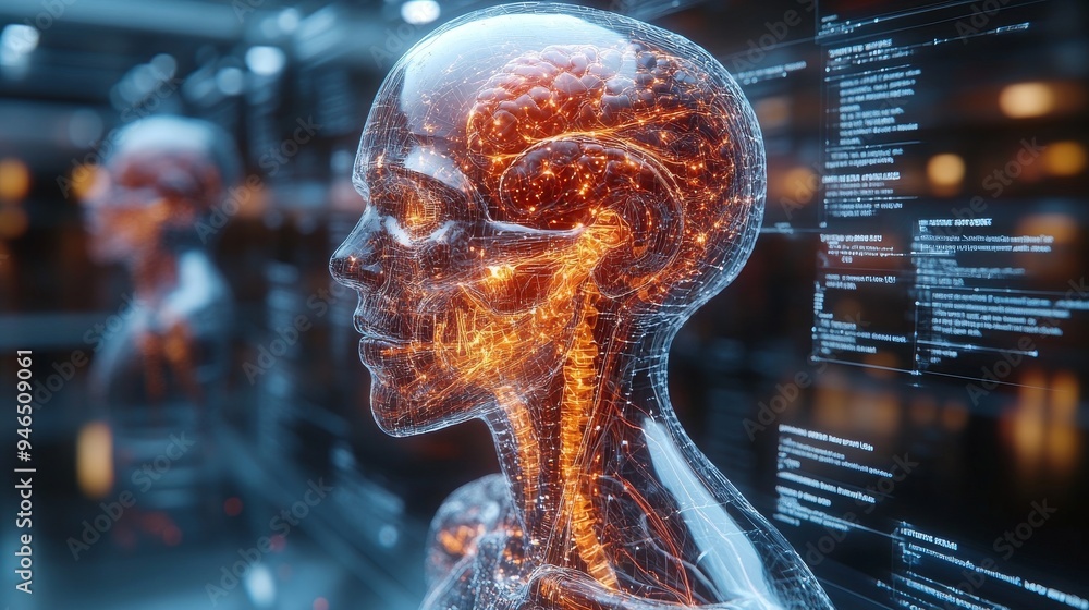 Holographic medical journals display detailed human anatomy ...