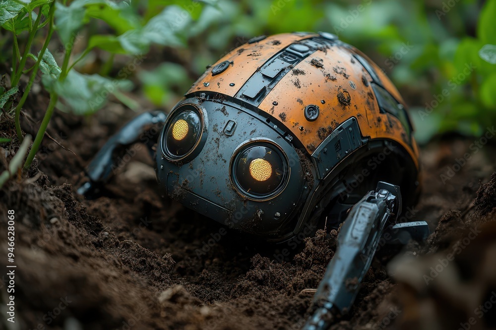 biomimetic mole robots revolutionizing agriculture subterranean view of ...