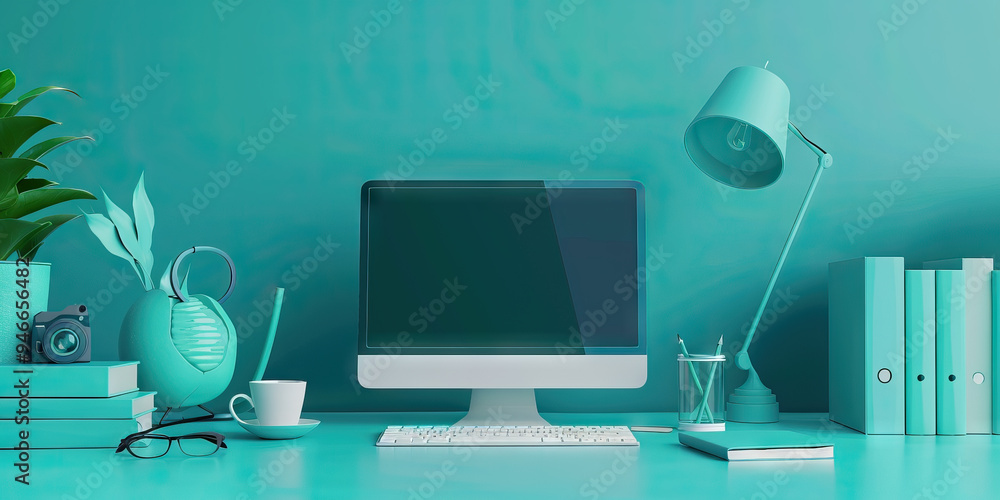 Turquoise Learning Curve: A calming turquoise color palette promotes ...