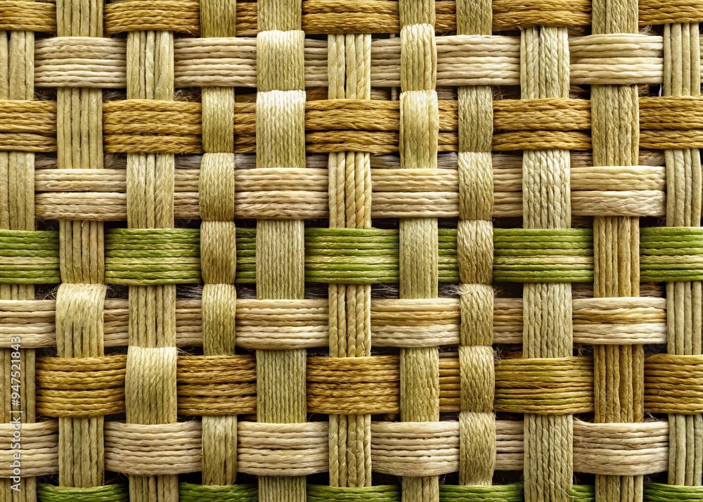 A visual representation of a basic woven design showcases the intricate ...