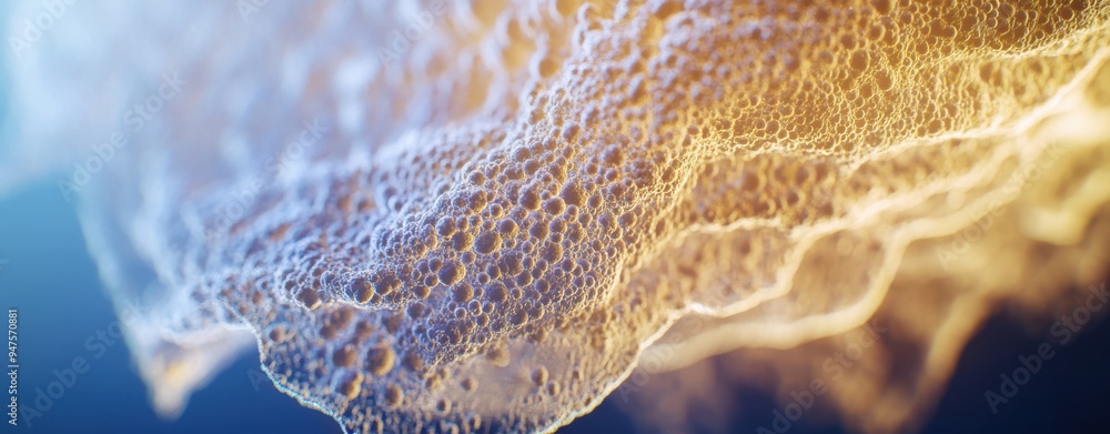 High resolution image of biofilm structure visualized in 3D using a ...