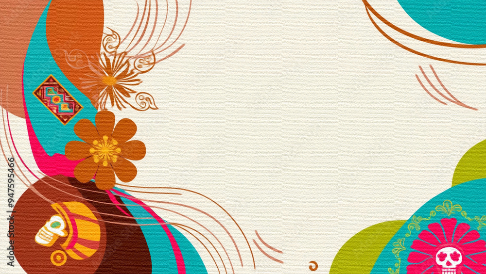 Vibrant Hispanic Heritage Month Illustration: Celebrating Cultural ...